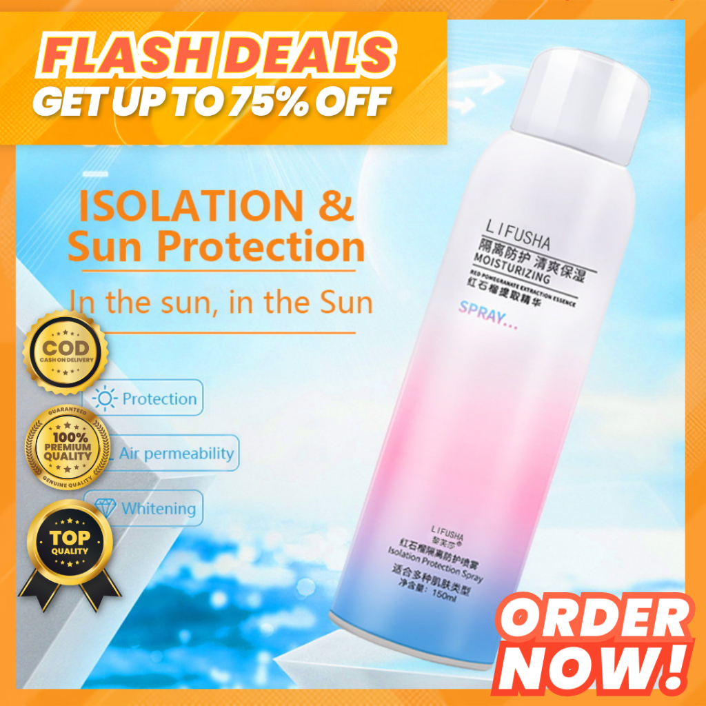 Original Lifusha Spray Moisturizing and Whitening Protection Sunscreen ...