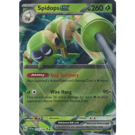 Spidops ex - 019/198 - Ultra Rare Scarlet & Violet (Base Set) Singles ...