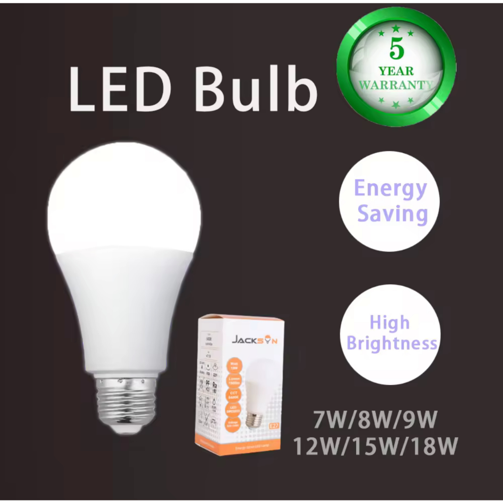 LED Light Bulb E27 Energy-Saving Light BulbsLED Bulbs 7W/8W/9W/12W/15W/18W with Brightness ...