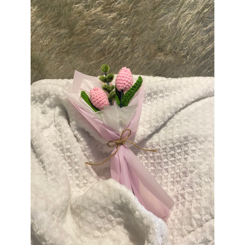 Flower Crochet Budget Gift Package Crochet Bouquet Handmade Yarn Flower ...