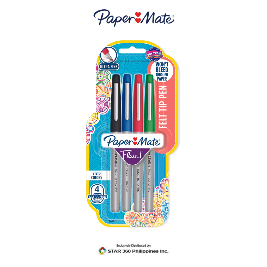 Paper Mate Flair Ultra Fine Tip Pens Business 4ct | Shopee Philippines
