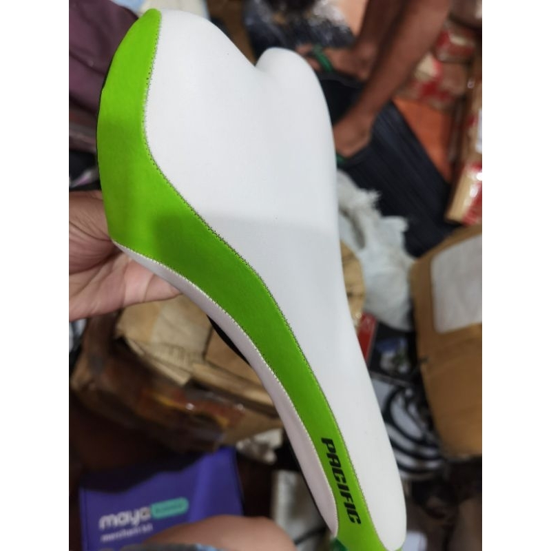 Cionlli MTB Saddle White with color side | Shopee Philippines