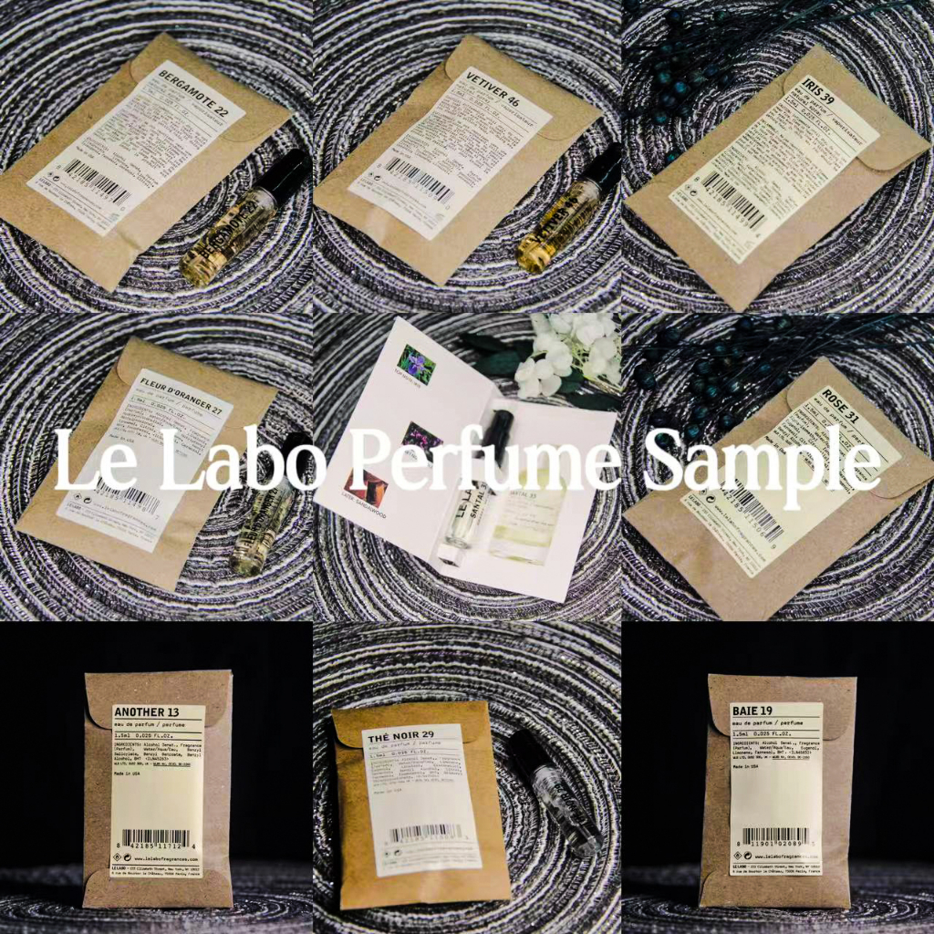Sample Perfume 1.5ML - Le Labo Perfume 9 Collection Fragrances for ...