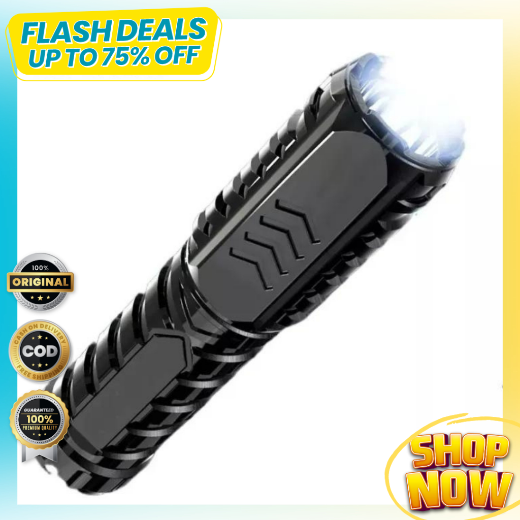 Original TANJE Flashlight Special Forces Strong Light Charging Charging ...