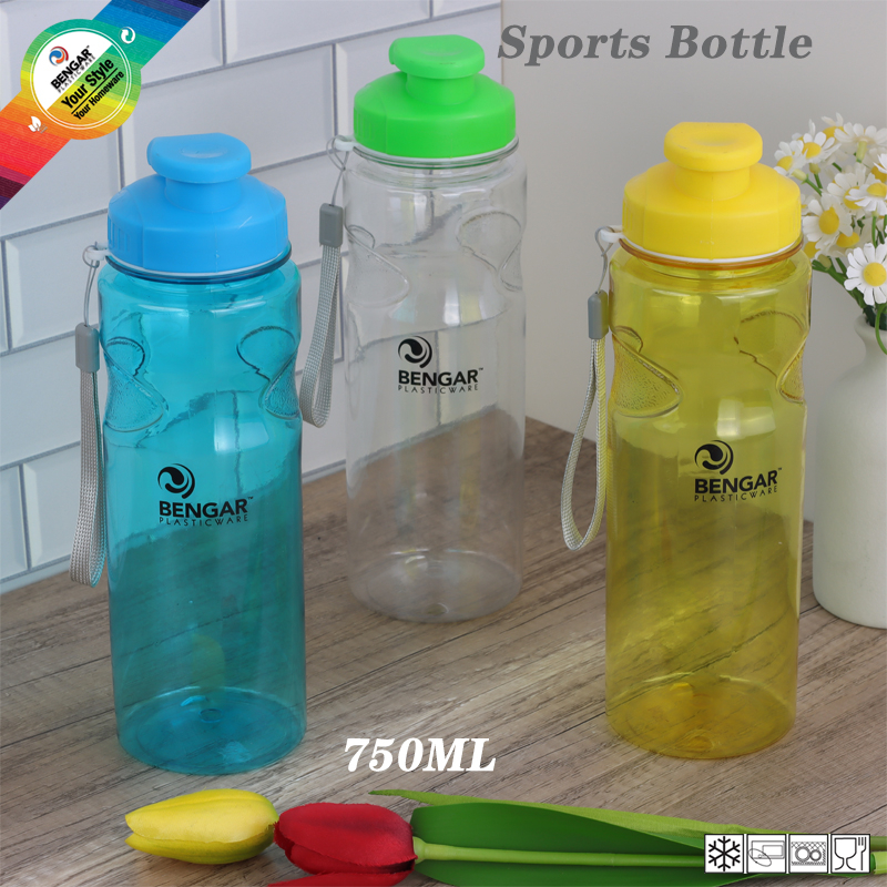 Hqc Sports Bottle Flip Type Cover Plain Tall Travel Drinking 750ml ...