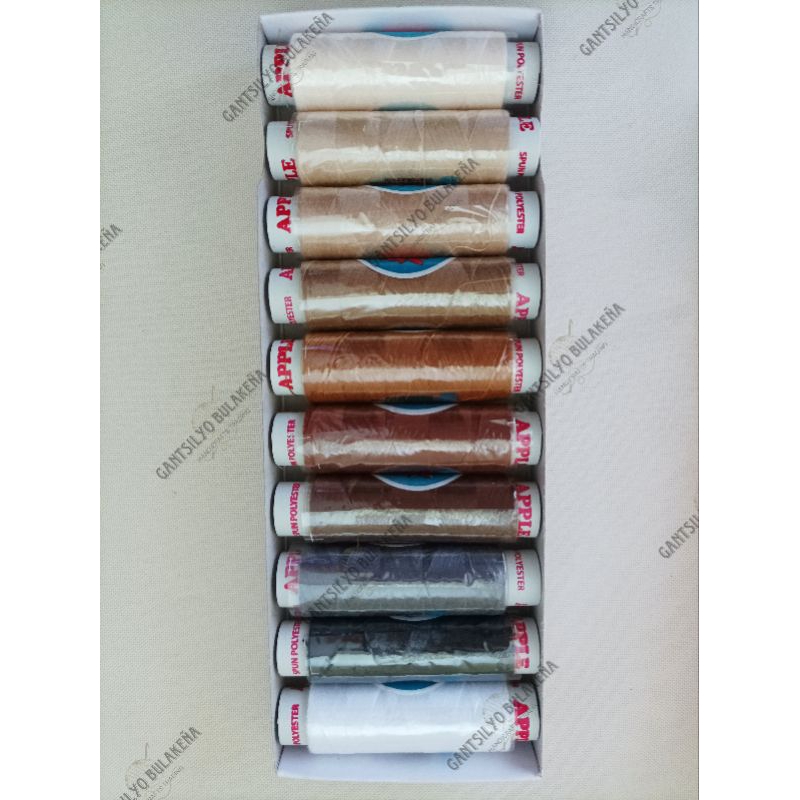 APPLE SEWING THREAD Assorted Color Apple Sewing Thread Sinulid Pangtahi ...