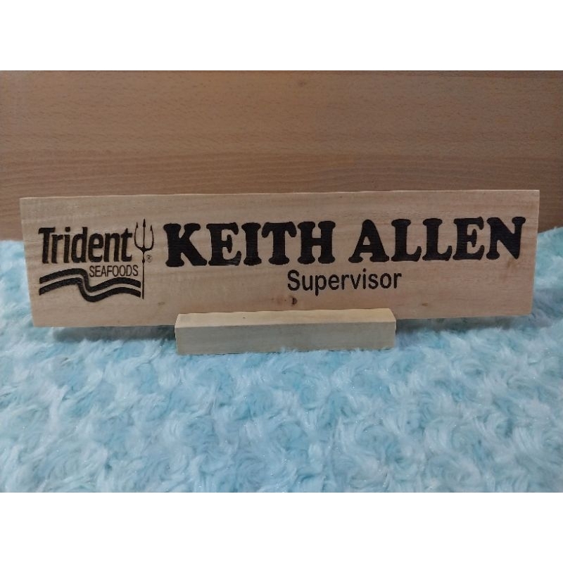 Laser engraved table nameplate | Shopee Philippines