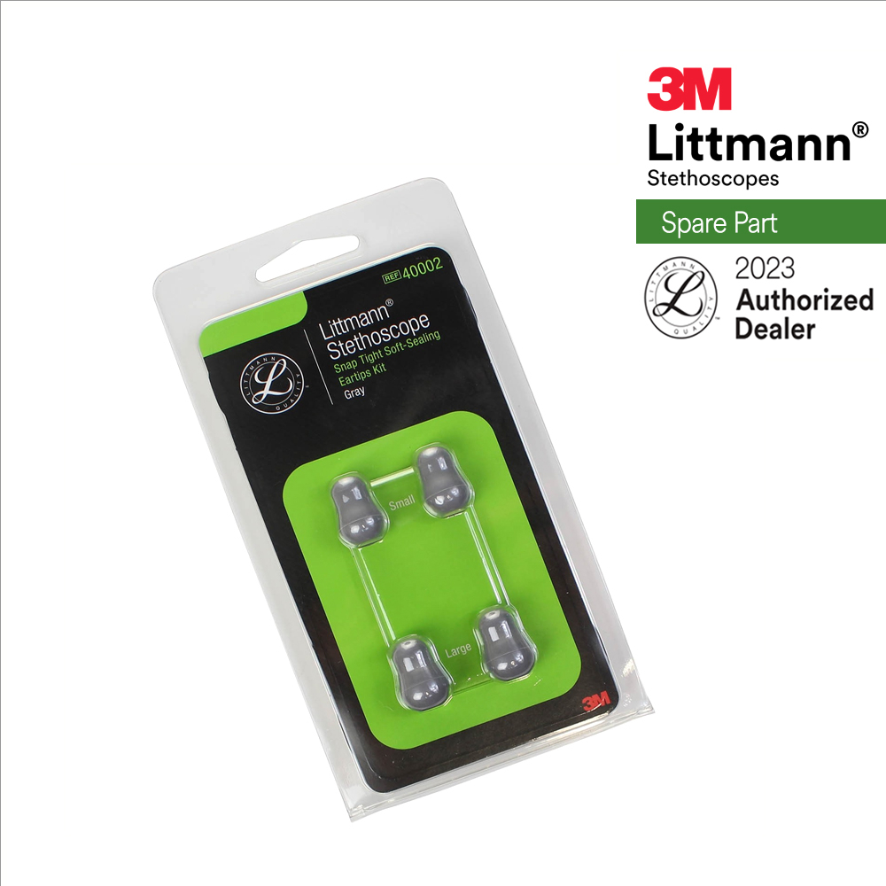 3M Littmann Stethoscope Spare Parts Kit, Snap Tight Soft-Sealing ...