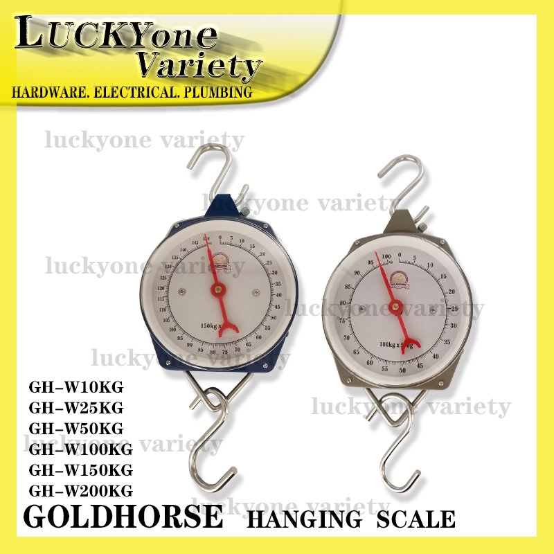 HANGING SCALE 10kg/25kg/50kg/100kg/150kg/200kg (GOLDHORSE) | Shopee ...