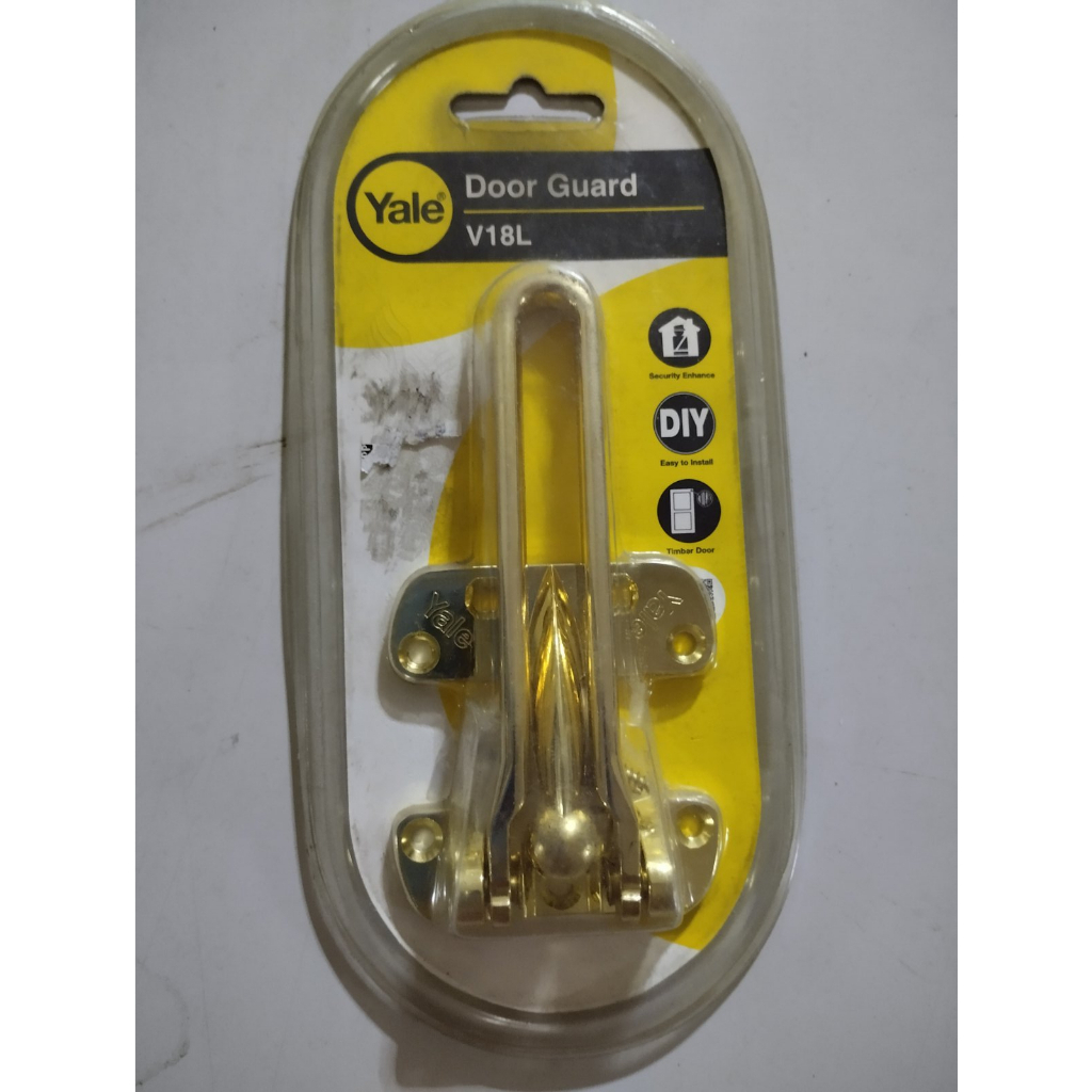 Yale Door Guard Bright Brass | Shopee Philippines