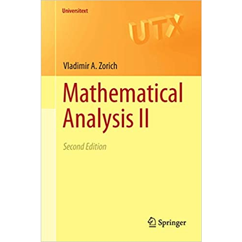 Mathematical Analysis II (Volume 2) by Vladimir A. Zorich (PRE-ORDER ...