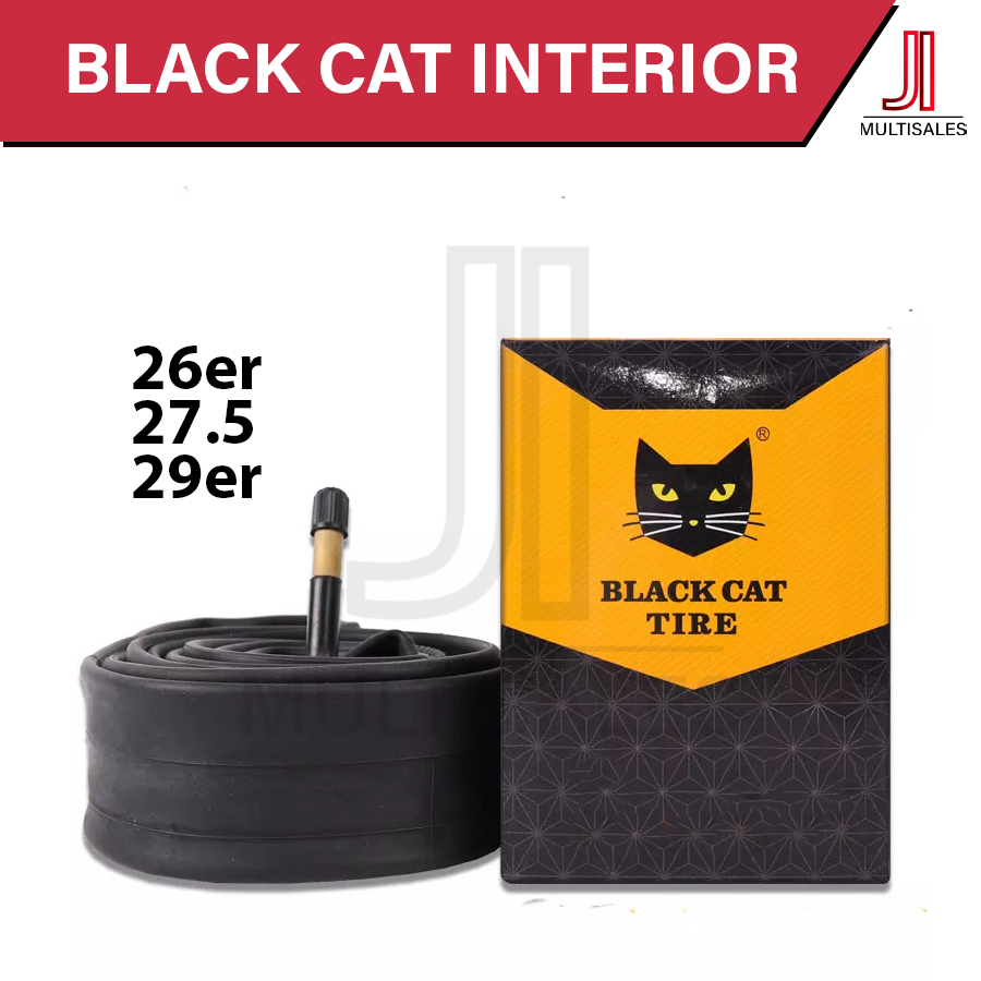 Black Cat Interior Inner Tube Mountain Road Bike MTB Tire Tubular Tub ...