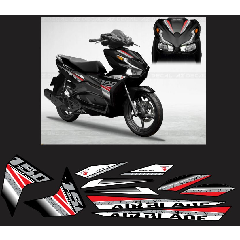 Honda Airblade 150 Decals sticker 2023 | Shopee Philippines