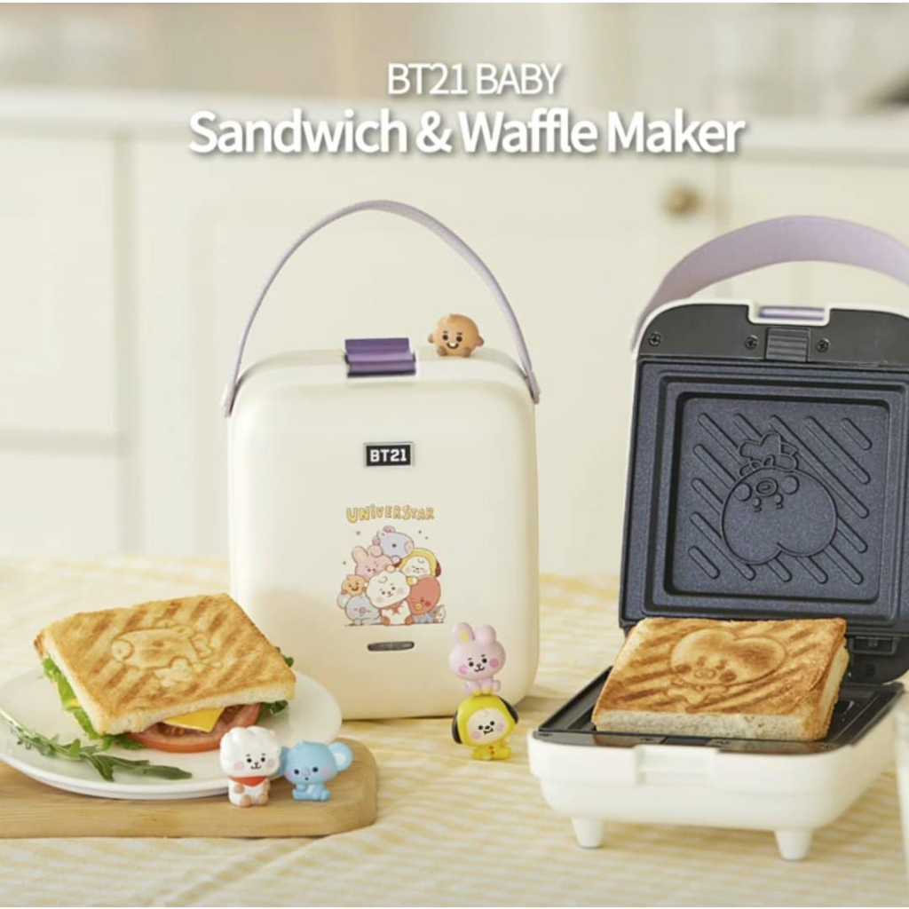 BTS BT21 Sandwich and Waffle Maker | Shopee Philippines