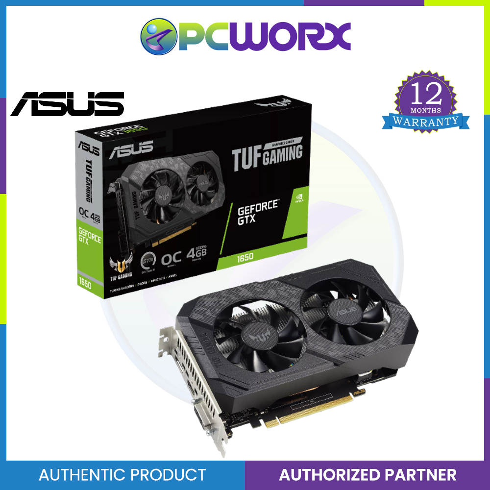 ASUS TUF Gaming GeForce® GTX 1650 OC Edition 4GB GDDR6 Graphic Card | Shopee Philippines