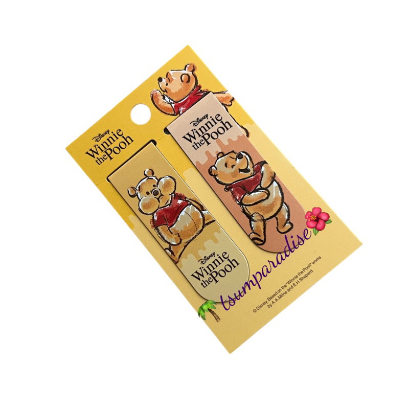 Magnetic Bookmark set of 2pcs Ariel Alice Mickey Mouse Pooh Pompompurin ...