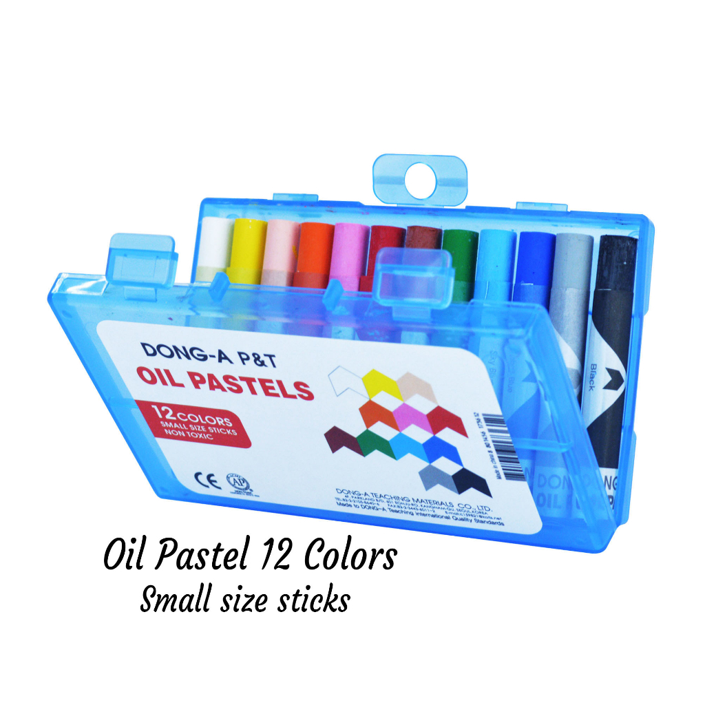 Dong A Oil pastels 12 colors / 24 Colors small size sticks | Shopee ...