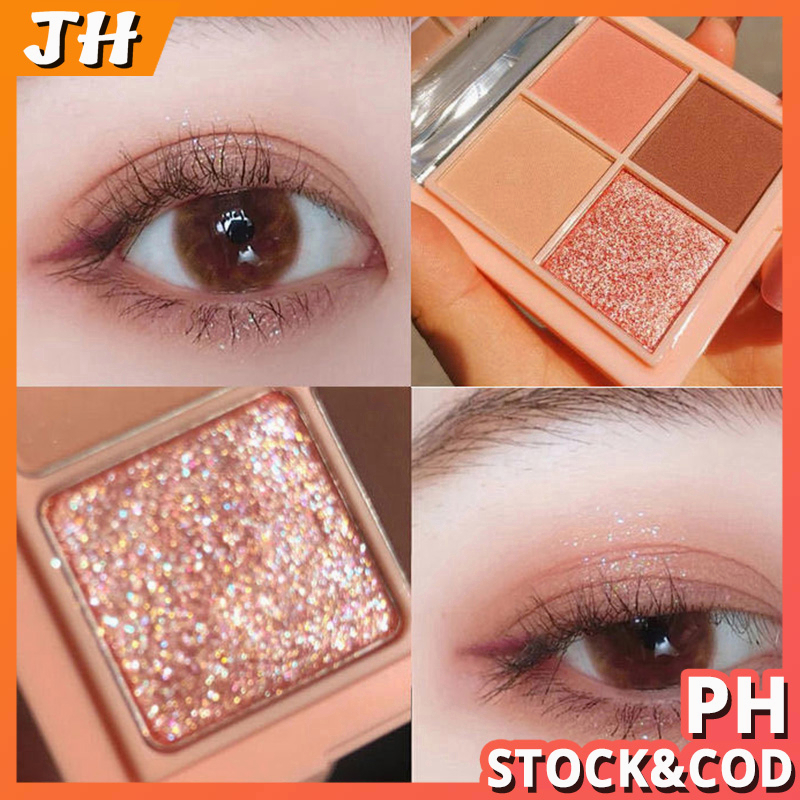 Four Color Eyeshadow Palette Long-lasting Waterproof Eye Shadow Matte ...