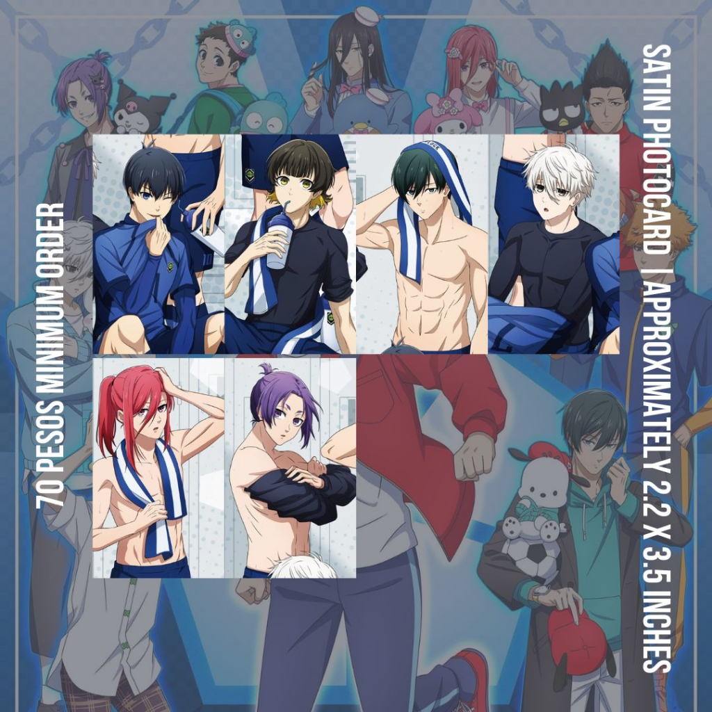 Blue Lock Anime Themed Photocard (Waterproof and Scratchproof) | Shopee ...