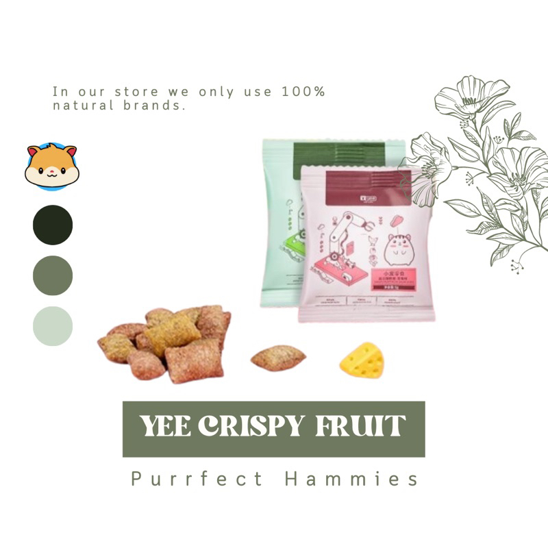 YEE Crispy Fruit w/ Sauce Core | Hamster Guinea Hedgehog | Food ...