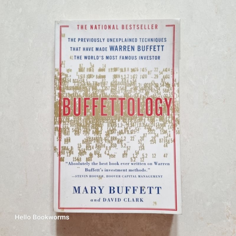 Buffettology by Mary Buffett and David Clark | Paperback | Shopee ...