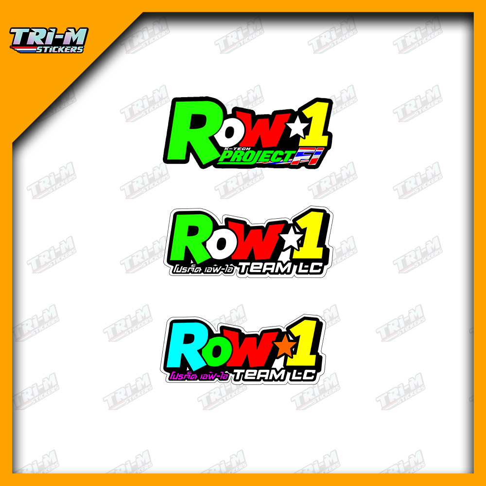 Row 1 Thai Sticker Motorcycle Design Sticker Tumbler Sticker Car ...