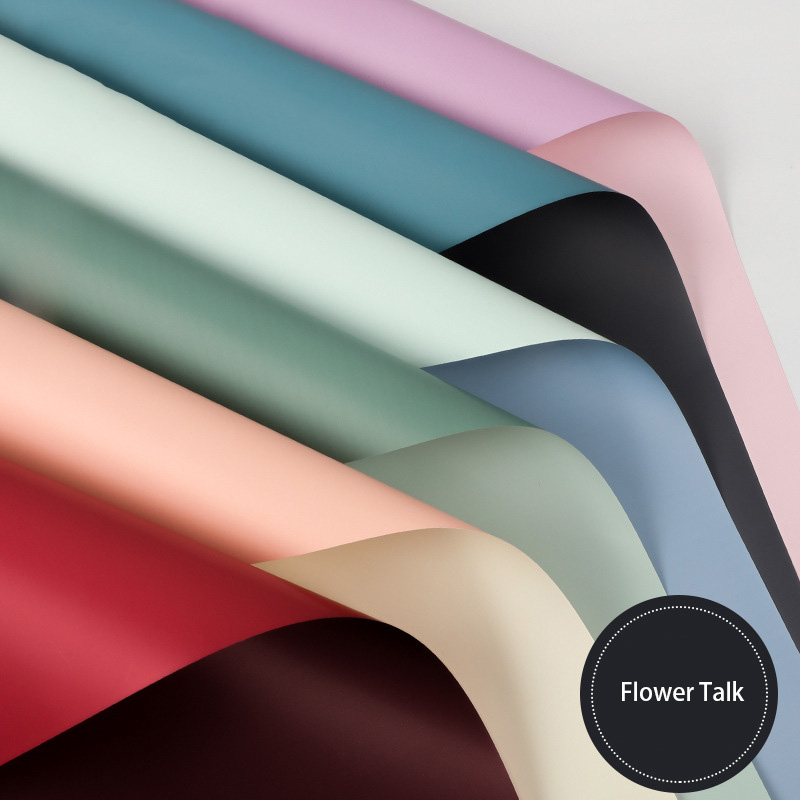 10pcs Two-Sided Colored Flower Wrappers 58*58cm Gift Wrapping Paper ...