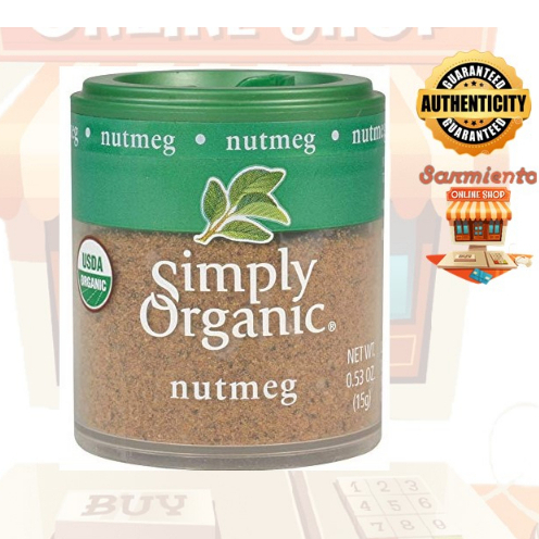 Simply Organic Mini Nutmeg Ground 15g | Shopee Philippines