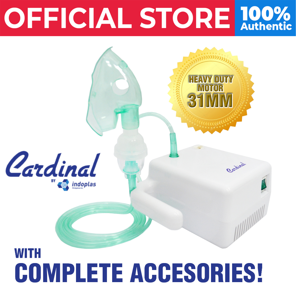 Indoplas Cardinal Compact Nebulizer With Accessories | Shopee Philippines