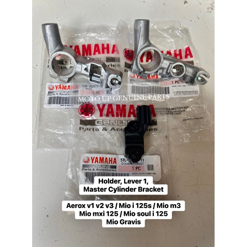 Bracket, Master Cylinder Holder Aerox Mio i 125 m3 mxi soul i 125 Gravis Yamaha Genuine | Shopee ...