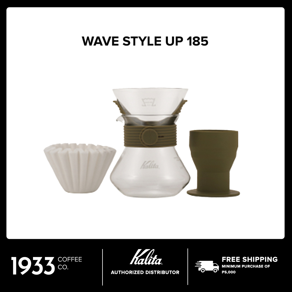 Kalita Wave Style Up 185 Coffee Dripper Set | Wave Dripper and Server ...