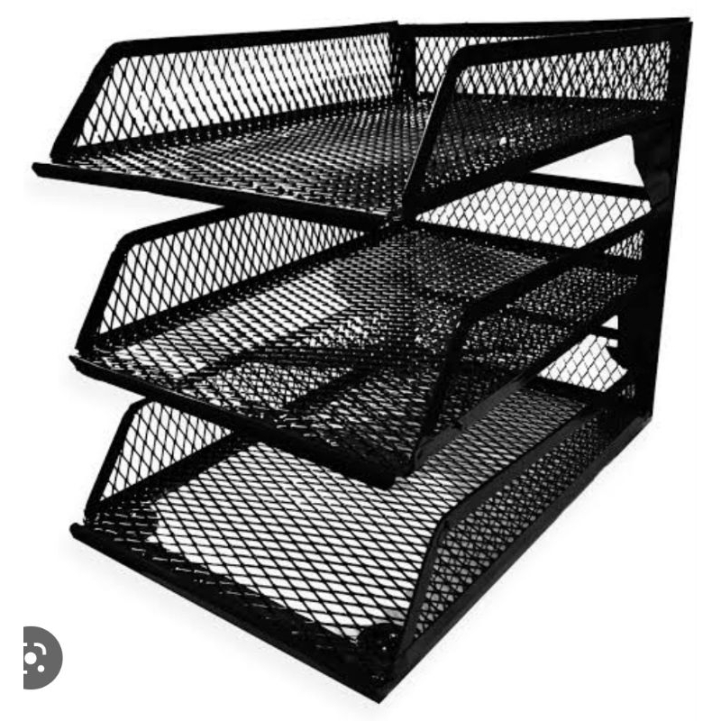 Metal Tray Desk Organizer (legal size) 2 & 3 layer | Shopee Philippines