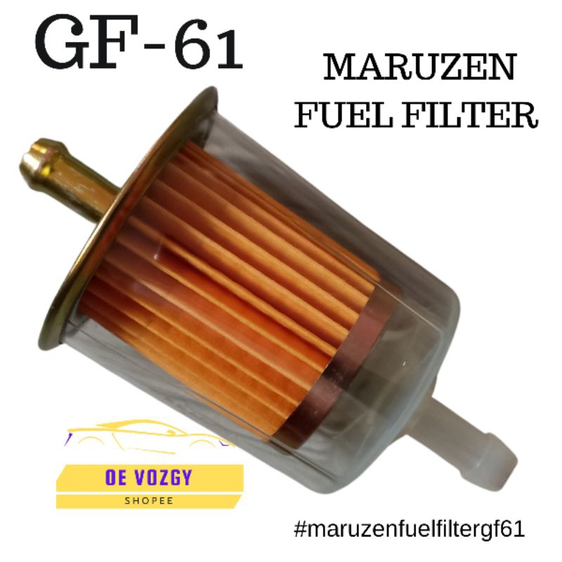 Fuel Filter GF61 MARUZEN STRAIGHT I TYPE TRANSFARENT | Shopee Philippines