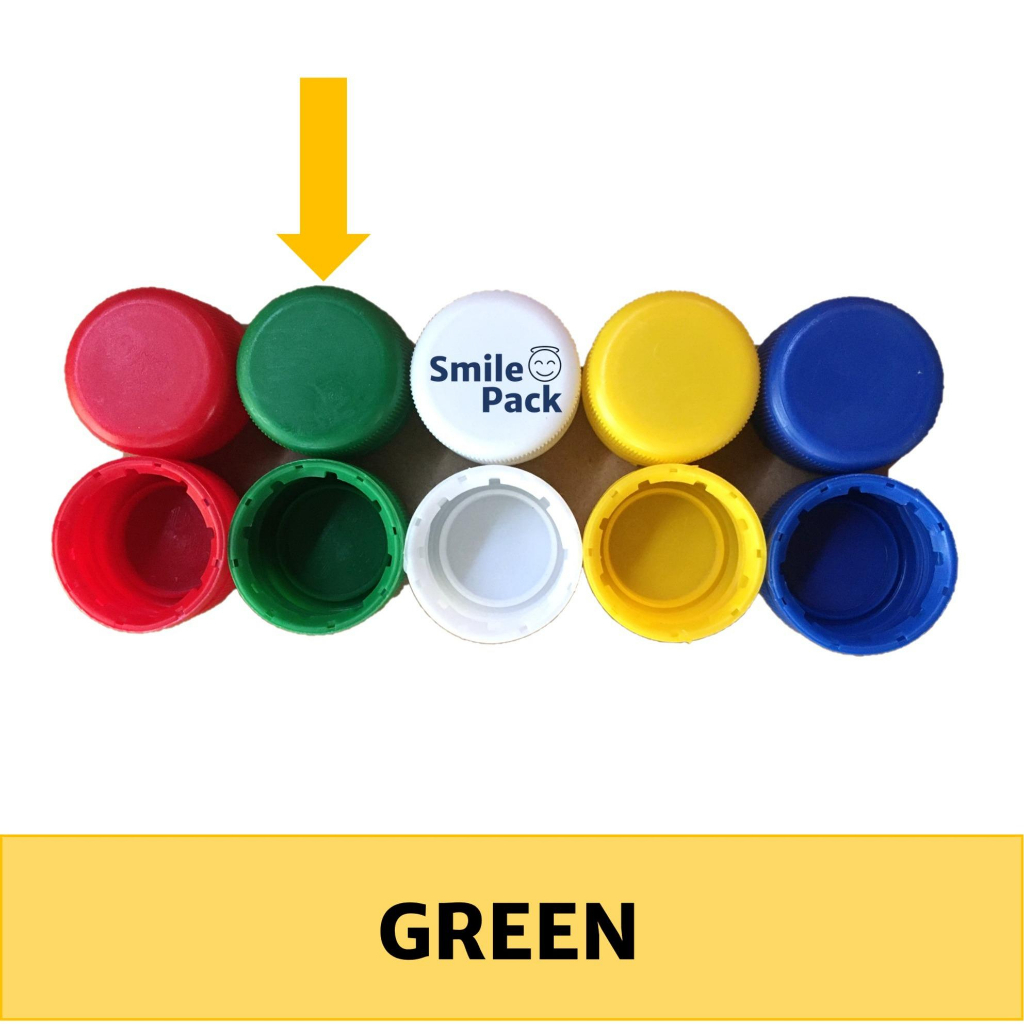 PET Bottle Sealing Caps 50 pcs White Green Yellow Blue Red 28mm Long ...