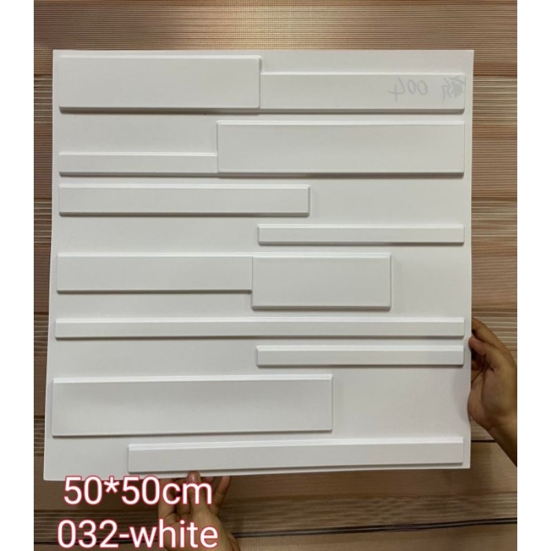 50cmx50cm 3D PVC Decorative Wall Panel Mural Waterproof Fireproof ...