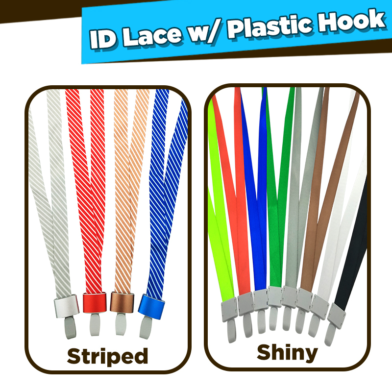 Shiny ID Lace with Plastic Hook and Stripes Design Aluminum Casing 1 ...