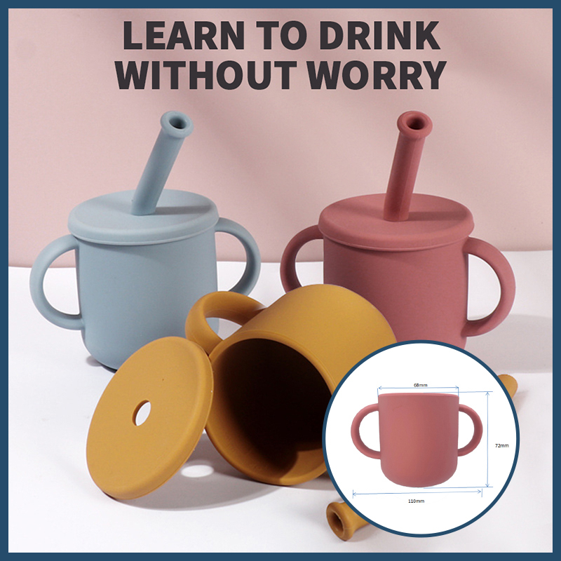 Baby "Silicone Sippy Cup", Premium 100% Food Grade Silicone, BPA Free ...