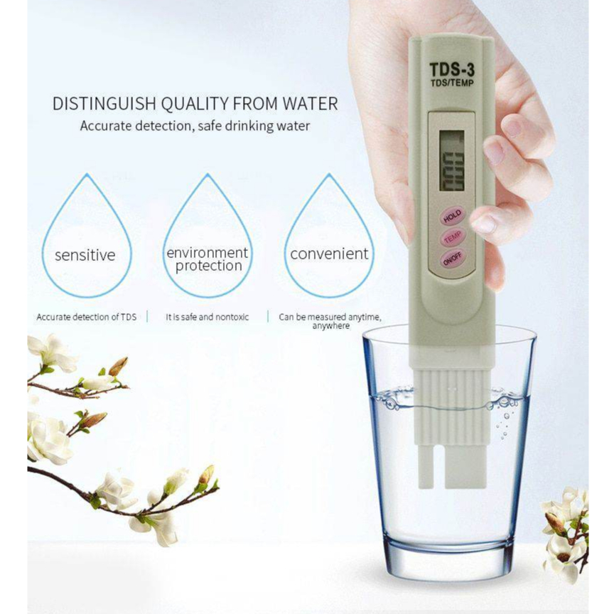Portable TDS Meter Digital LCD Handheld Water Quality Tester TDS Test ...