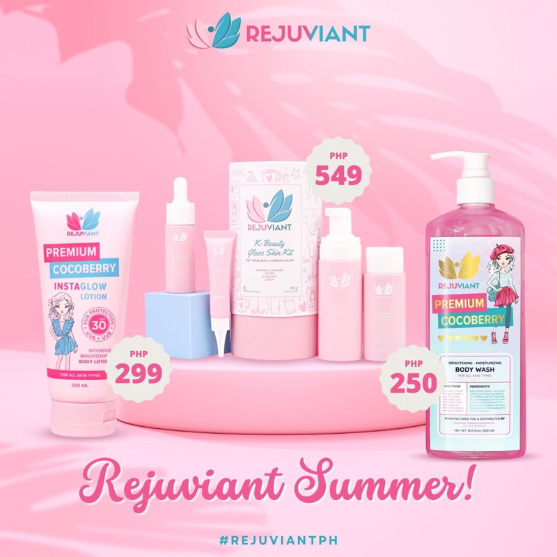 Rejuviant K-Beauty Skin Care and Cocoberry Moisturising Hydrating ...
