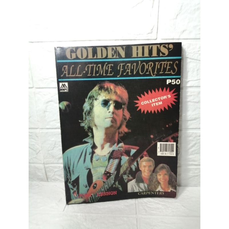 GOLDEN HITS' ALL-TIME FAVORITES Song Magazine Vol. 1 John Lennon on the ...
