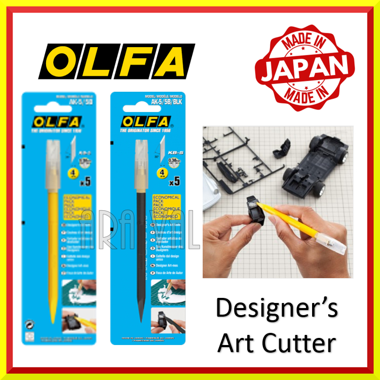 Olfa Designer's Art Cutter Hobby Cutter AK-5/5B MAde in Japan Original | Shopee Philippines
