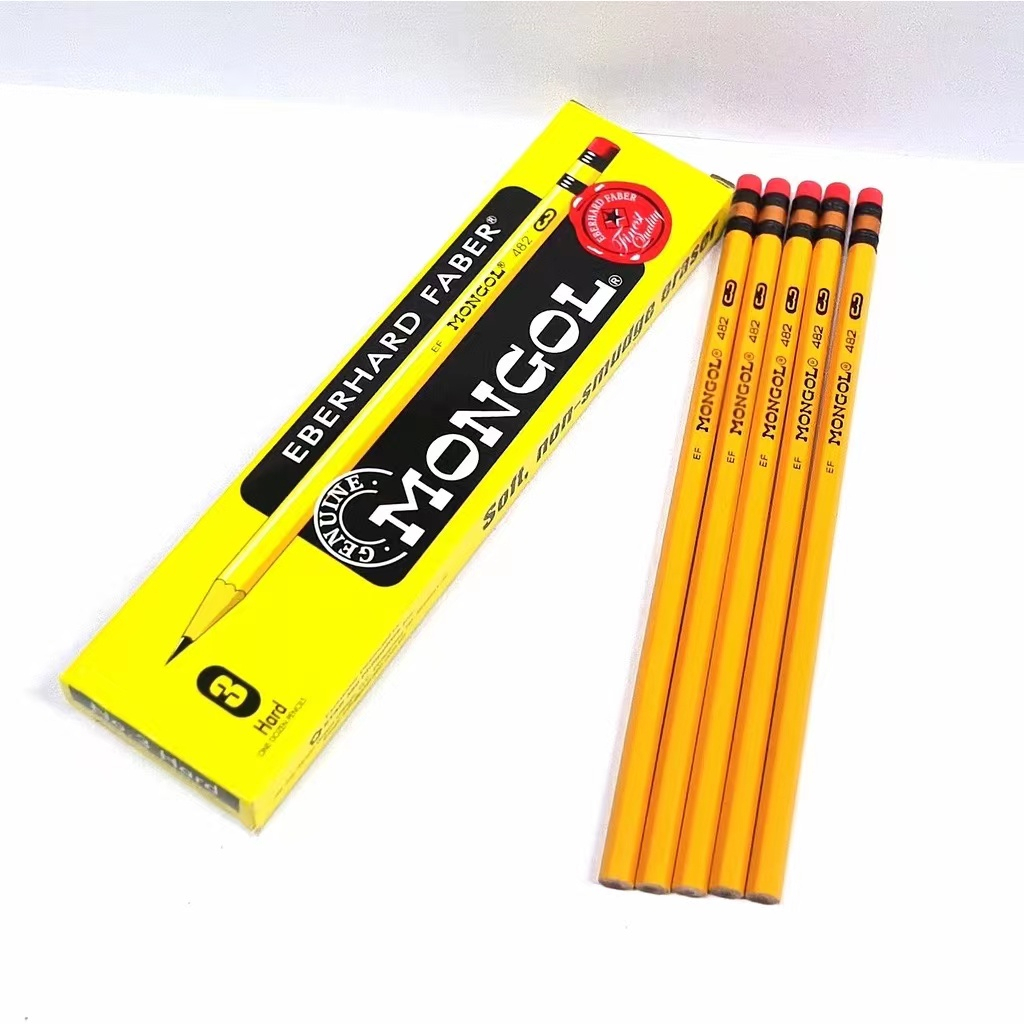 (Original) Genuine Mongol Pencil #1, #2, #3, XL 12pcs/Box | Shopee ...