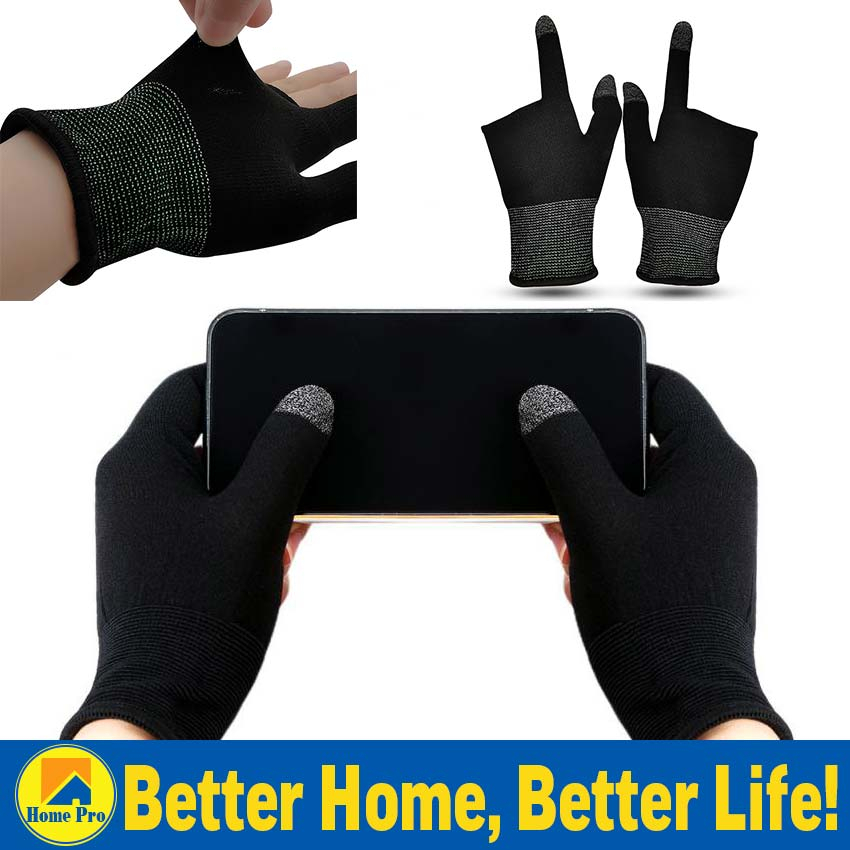 1Pair Fingertip Sleeves Game Controller for PUBG Sweat Proof Non-Scratch Sensitive Touch Screen ...