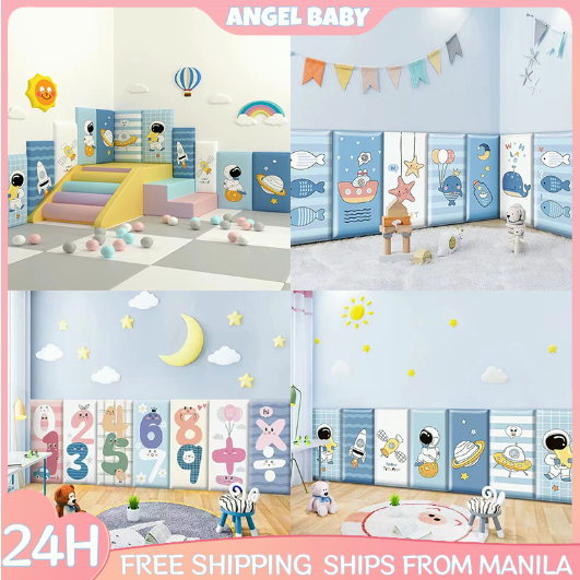 6pcs anti collision foam wall stickers wallpaper 3d children's anti ...