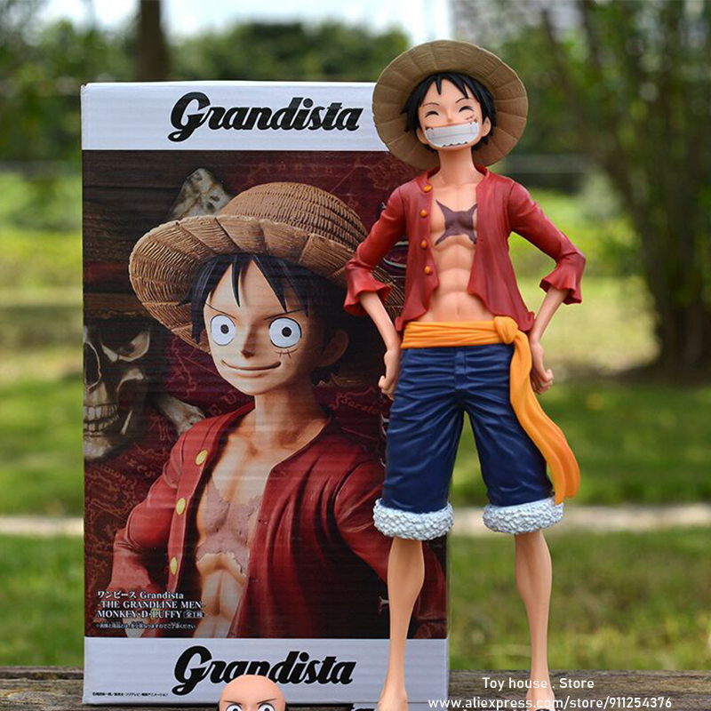 27cm Anime One Piece Figurine Luffy PVC Statue Action Figure Monkey D ...