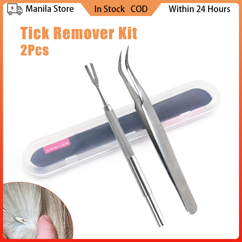 Stainless Steel Tick Removal Tool Tick Remover Kit Tick Tweezers For ...