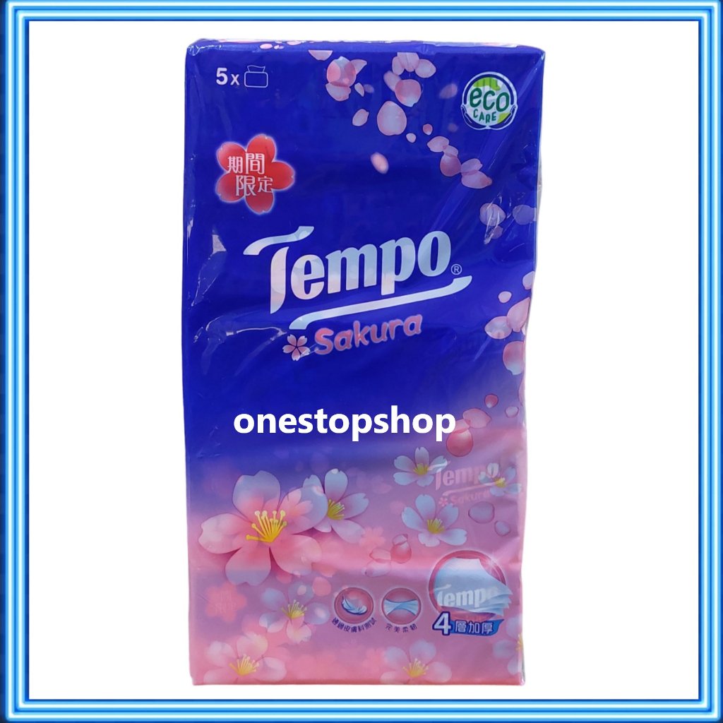 Tempo Four Layer Cherry Blossom Scented Facial Tissue | Shopee Philippines