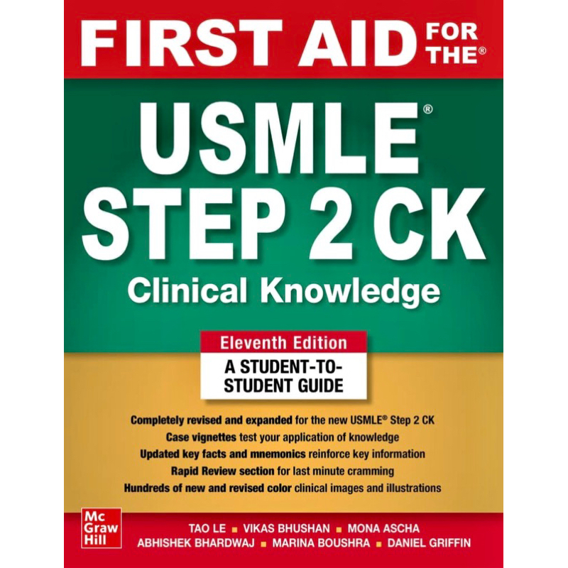 FIRST AID USMLE STEP 2 CK 11th Edition | Shopee Philippines
