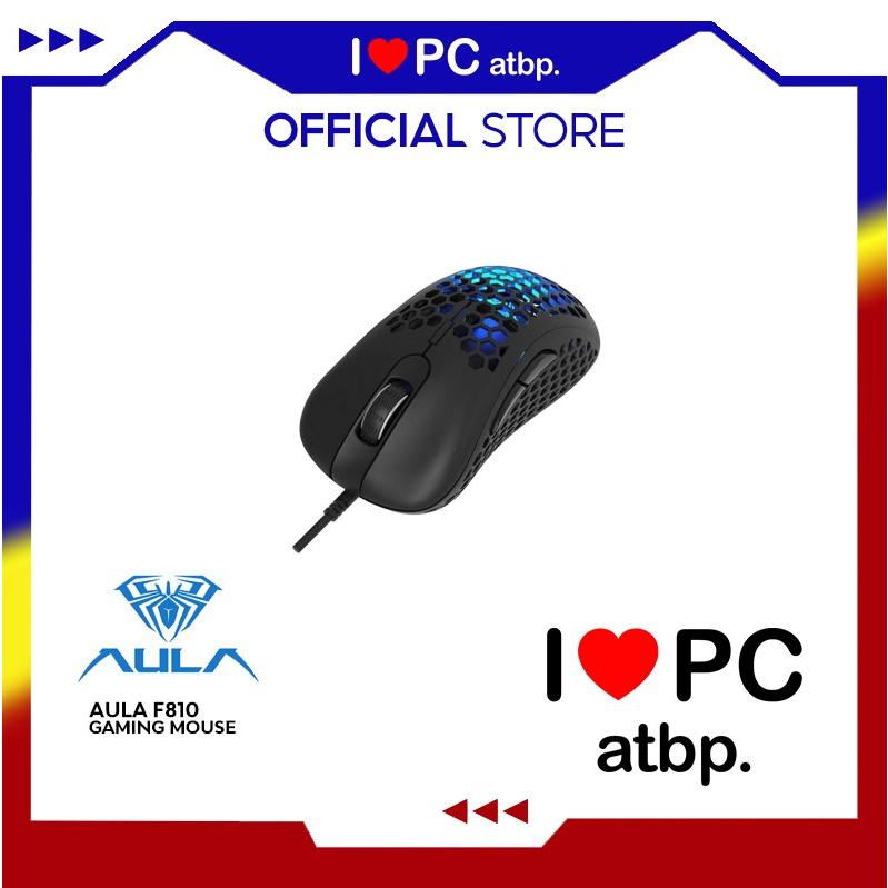 Aula F810 Gaming Mouse (Lightweight, USB, 6400 DPI, 125Hz) | Shopee ...