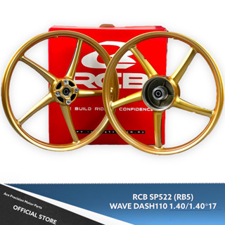RCB MAGS SP522 [RB5] WAVE DASH110 1.40/1.40 * 17 GOLD/ MATT BLACK ...